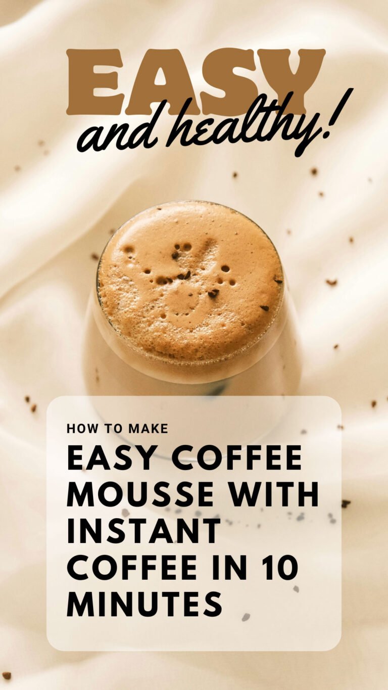 How to Make Easy Coffee Mousse with Instant Coffee in 10 Minutes